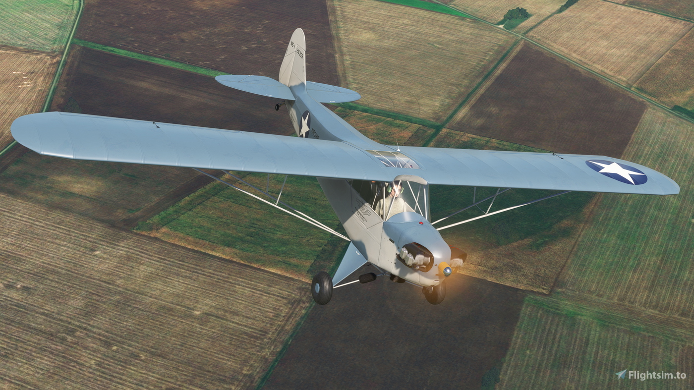 Piper J-3 Cub 'The Little Blue Cloud' F-GHLQ for Microsoft Flight ...