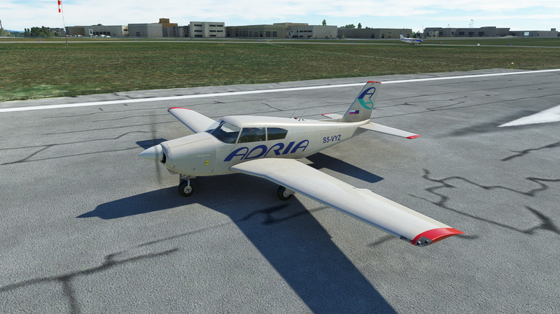 Piper PA 24 Comanche ADRIA AIRWAYS S5-VYZ (A2A) for Microsoft Flight ...
