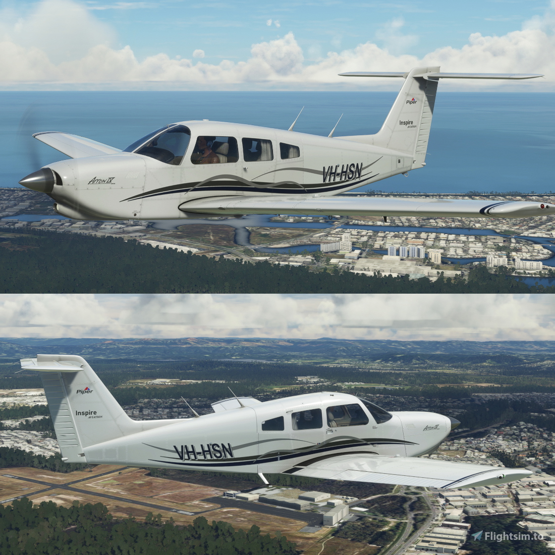 Piper Turbo Arrow IV VH-HSN for Microsoft Flight Simulator | MSFS