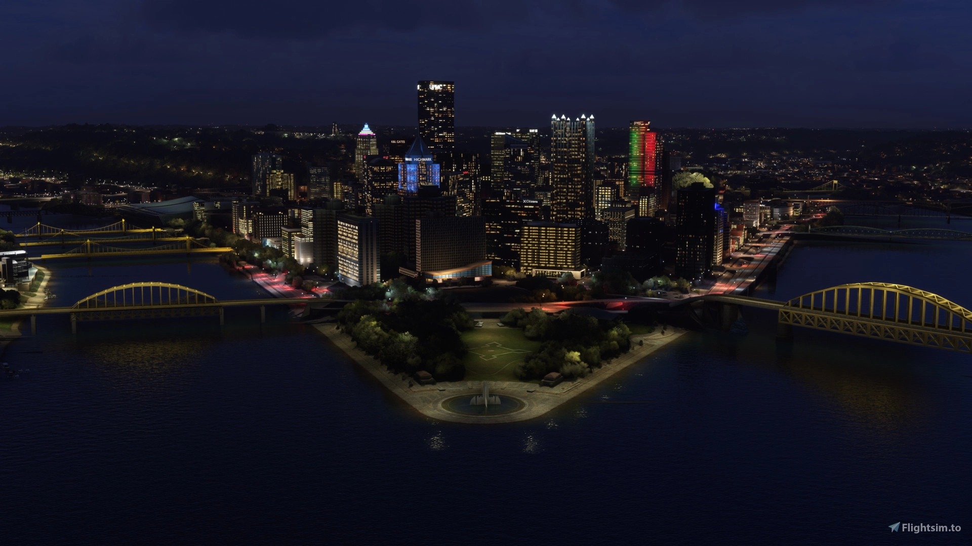 Dfflyer Direct - Pittsburgh City & Bridges Pack for Microsoft Flight ...