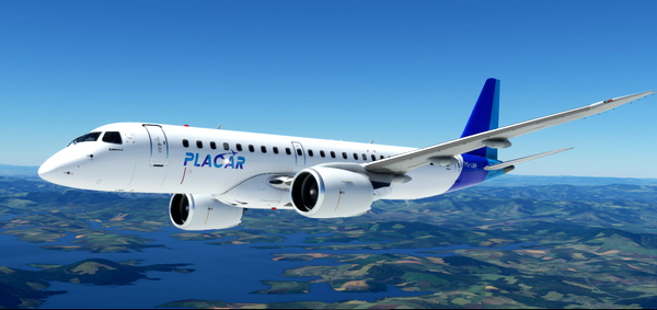 Azul (Pink| PS-AEA | VirtualCol E195-E2 | 8K for Microsoft Flight ...