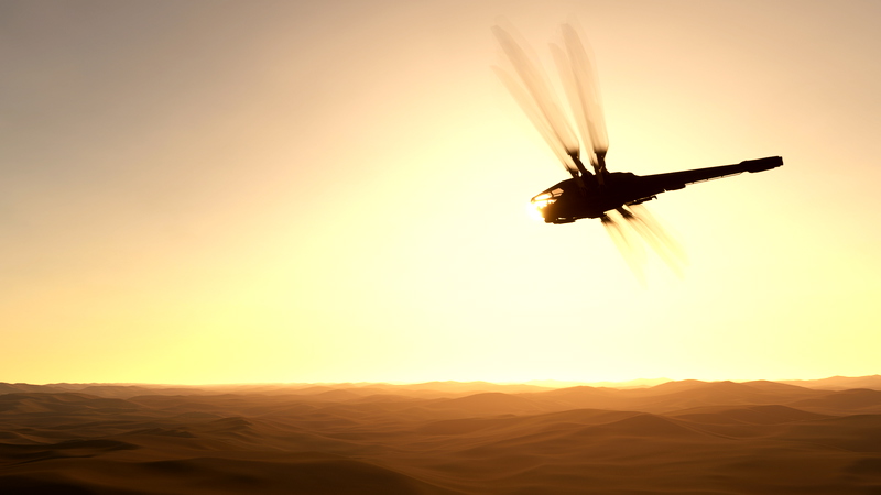 PLANET DUNE (ORNITHOPTER) for Microsoft Flight Simulator | MSFS