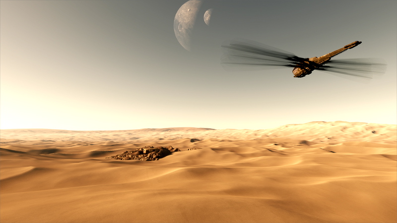 PLANET DUNE (ORNITHOPTER) for Microsoft Flight Simulator | MSFS