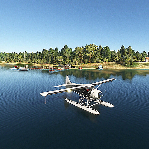 Plastiras Lake Area for Microsoft Flight Simulator | MSFS