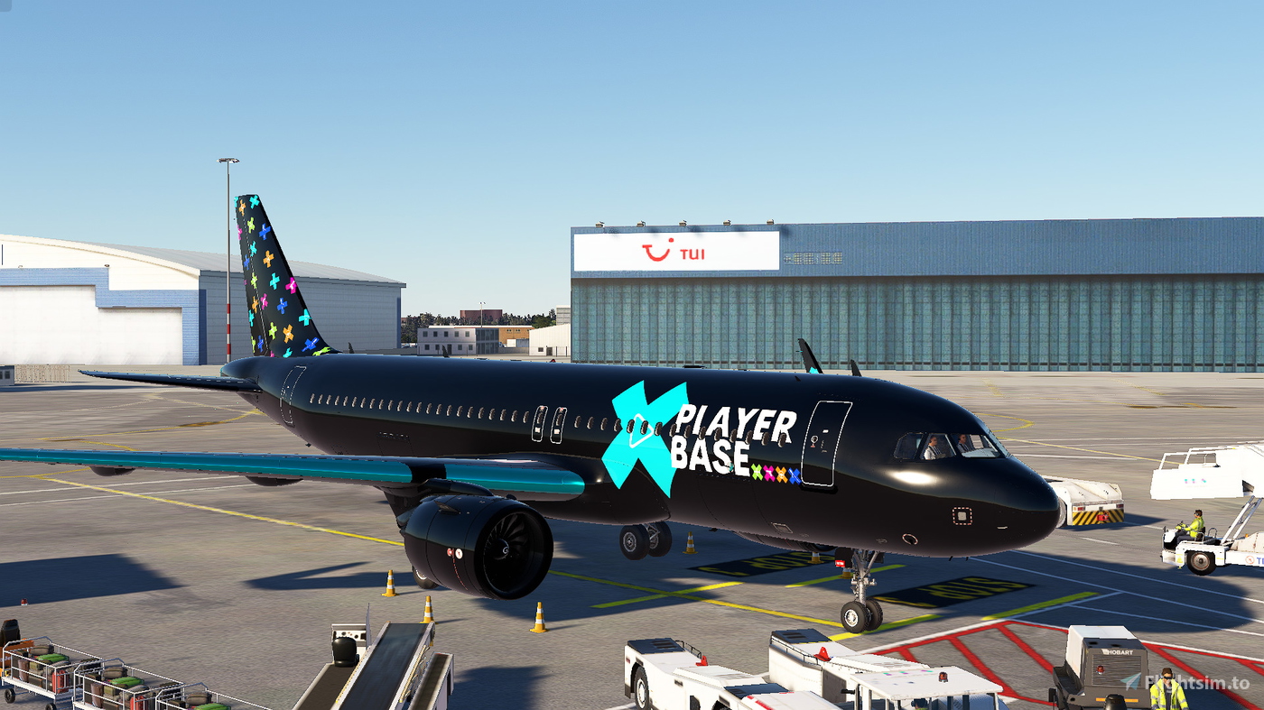 PlayerBase Air Default A320neo Livery for Microsoft Flight Simulator | MSFS