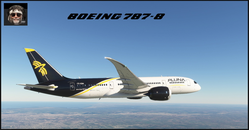 PLUNA Livery for KURO Boeing 787-8 for Microsoft Flight Simulator | MSFS