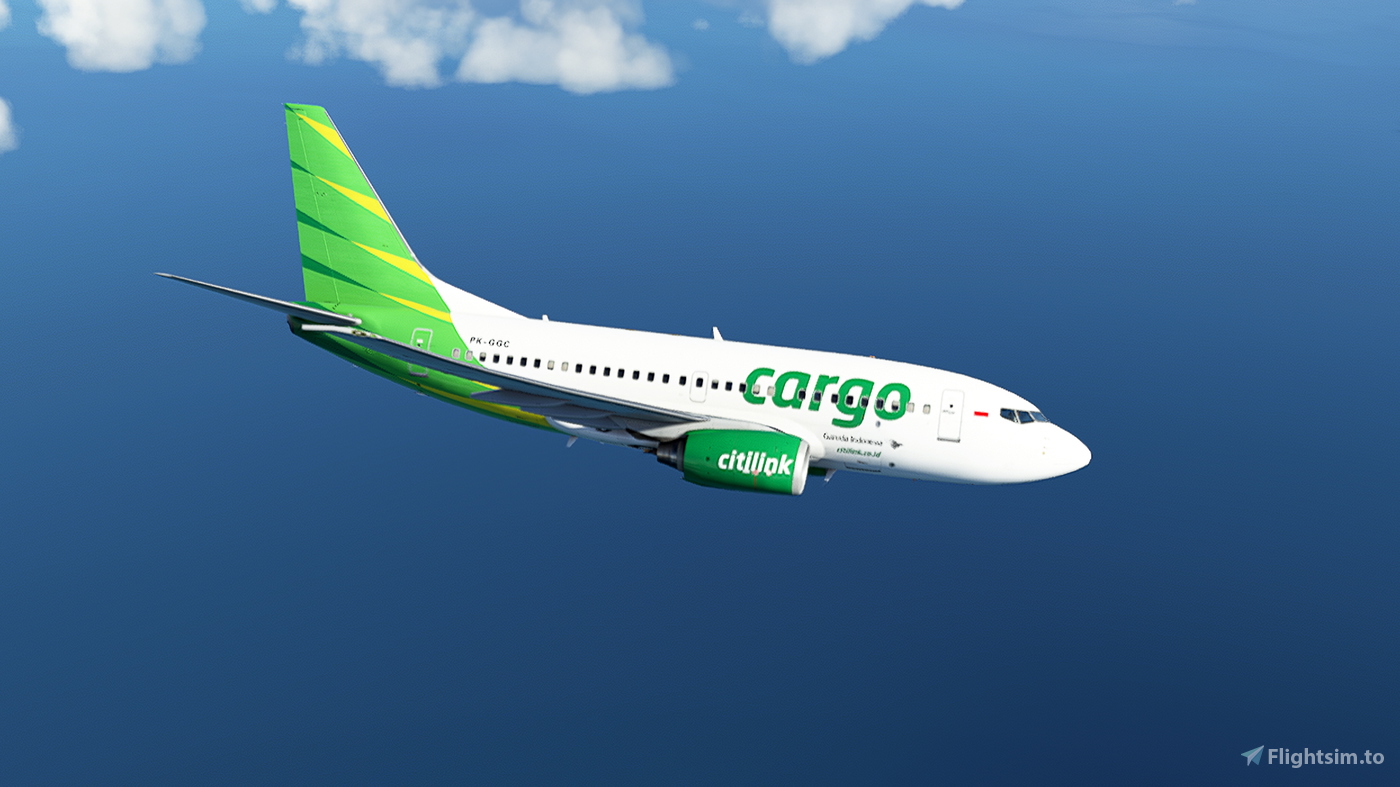 PMDG 737-600 Citilink Cargo PK-GGC for Microsoft Flight Simulator | MSFS