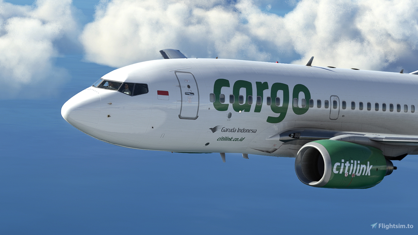 PMDG 737-600 Citilink Cargo PK-GGC for Microsoft Flight Simulator | MSFS