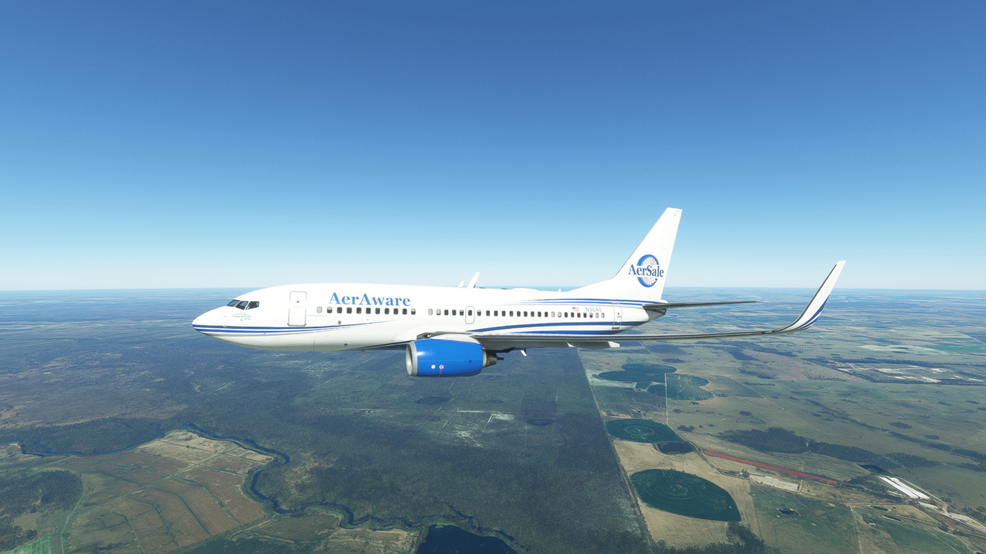 PMDG 737-700 AerSale (N30AS) for Microsoft Flight Simulator | MSFS