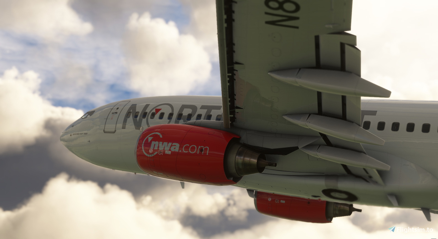 PMDG 737-700 Northwest (N862N W) 对于 Microsoft Flight Simulator | MSFS