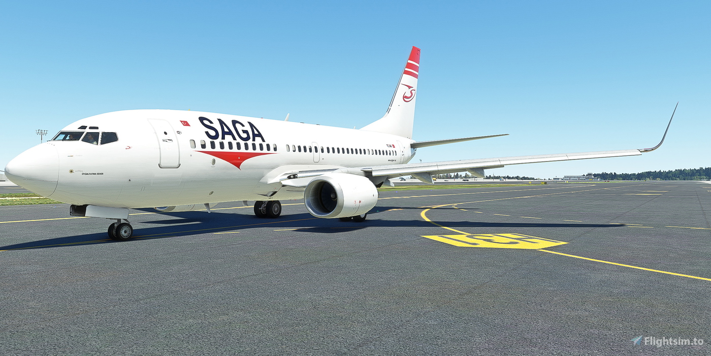 PMDG 737-700 Saga (TC-SAS - 2023 - Bulent Aydemir) for Microsoft Flight ...