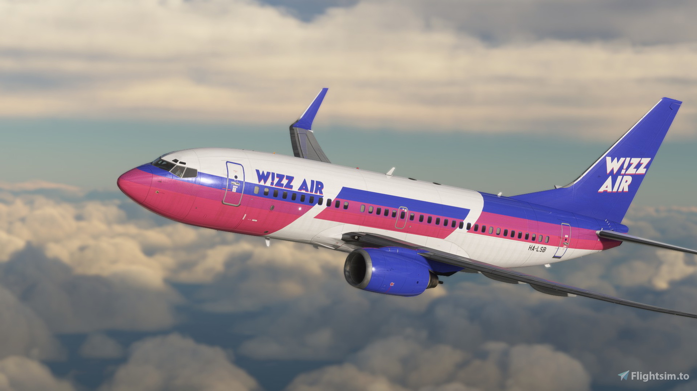 PMDG 737-700 Wizz Air Fictional 80s Concept for Microsoft Flight ...