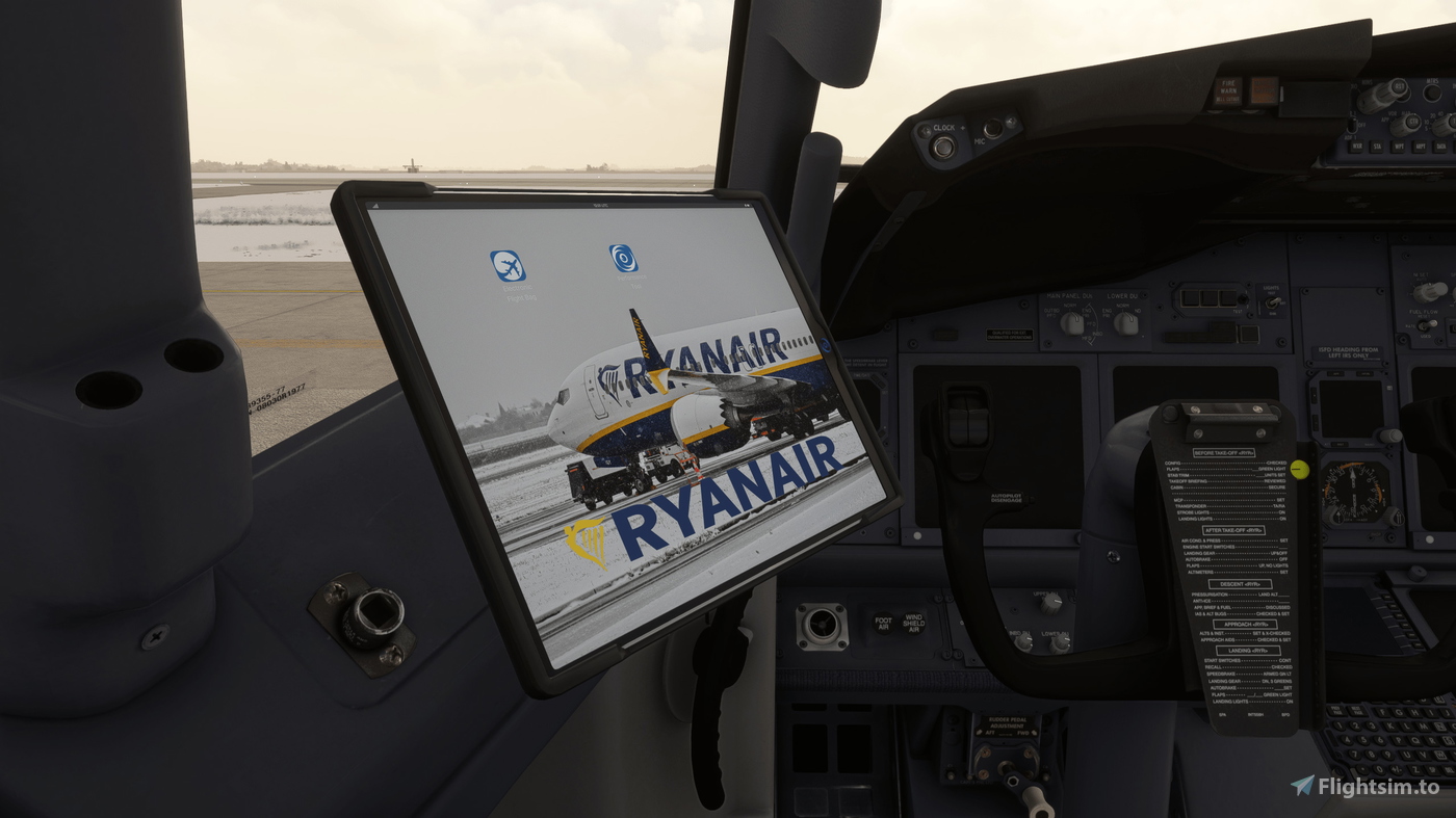 PMDG 737-700/800 RYANAIR EFB for Microsoft Flight Simulator | MSFS