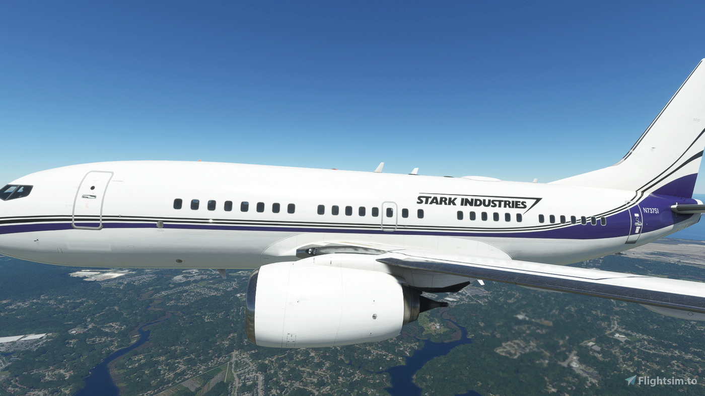 PMDG 737-700BBJ Iron Man - Stark Industries for Microsoft Flight ...