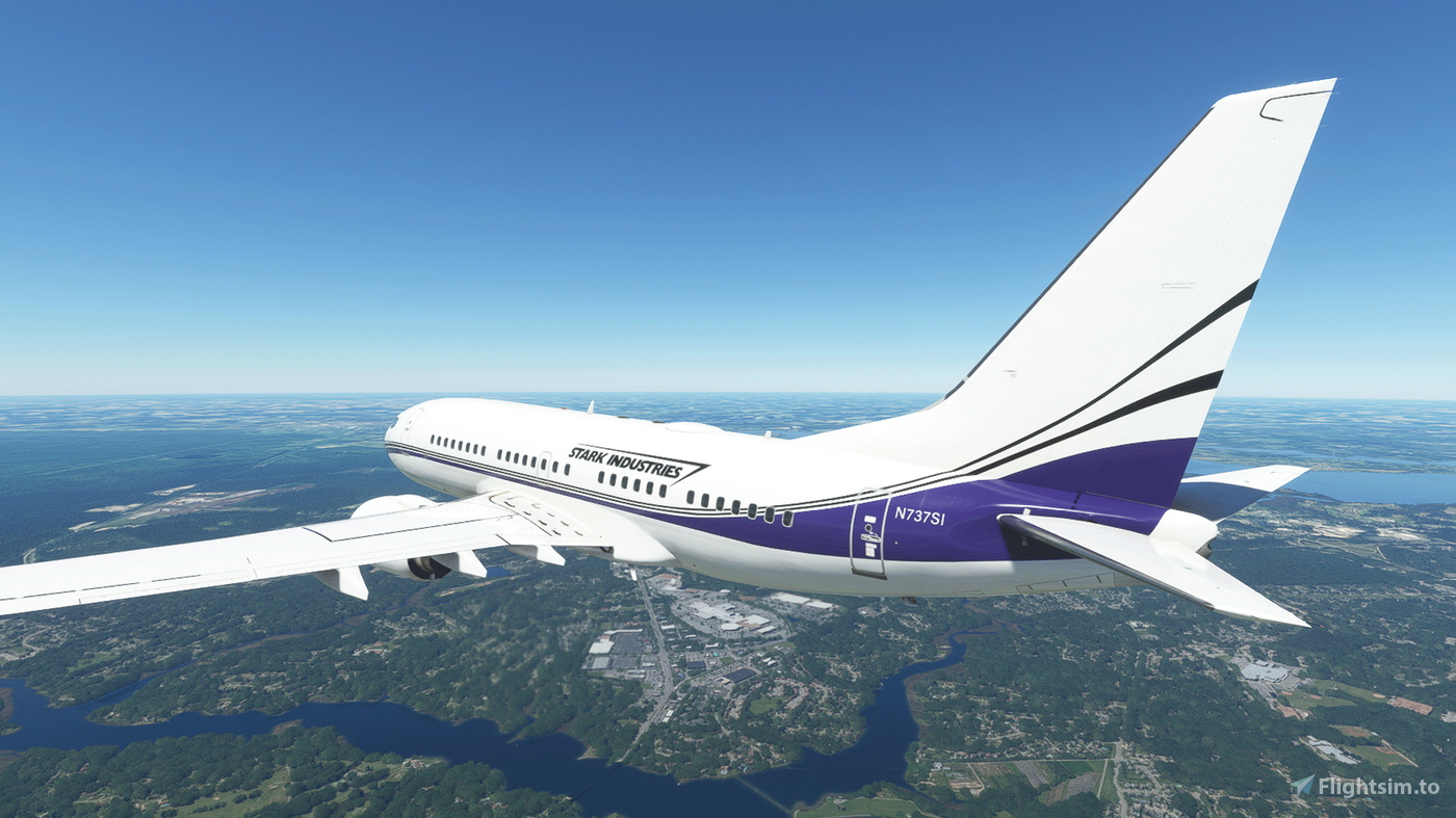 PMDG 737-700BBJ Iron Man - Stark Industries for Microsoft Flight ...