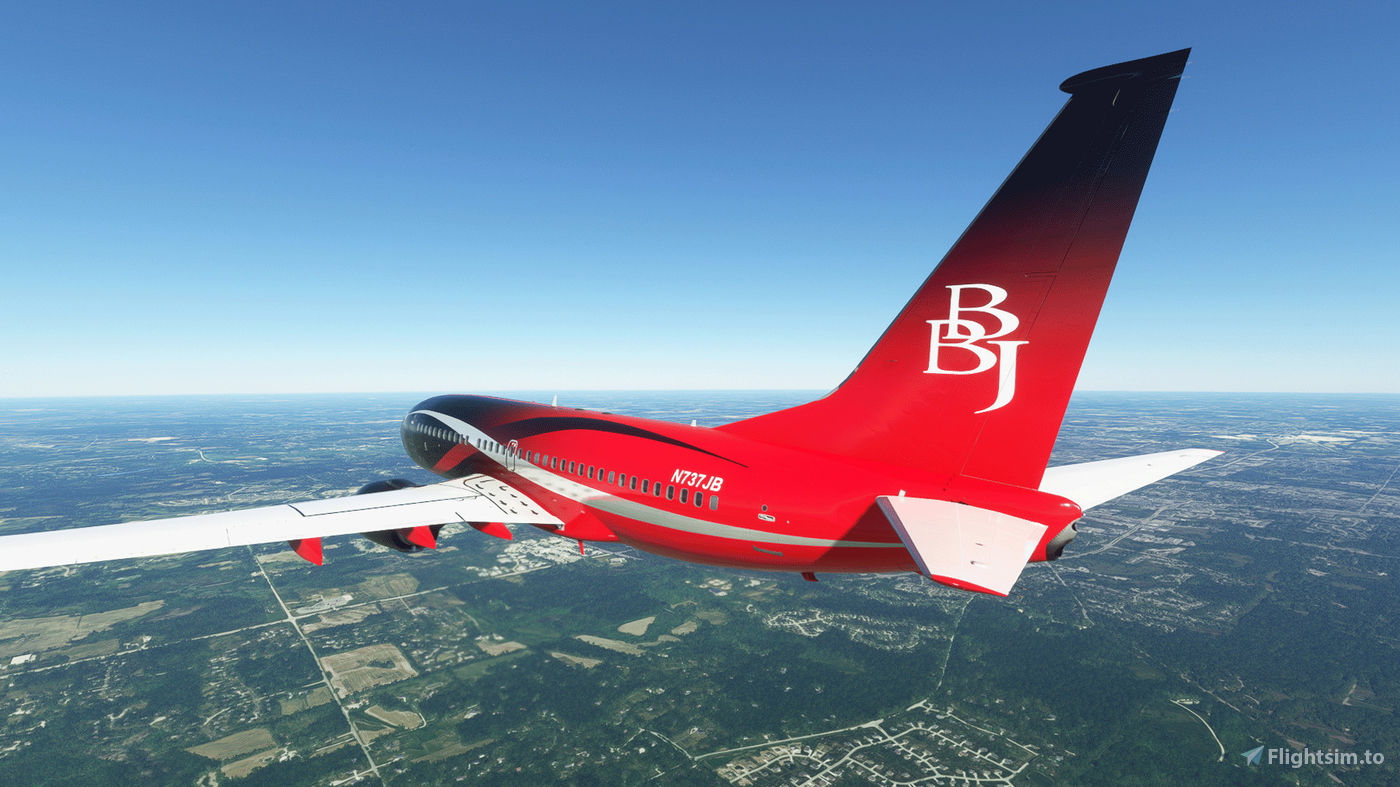 PMDG 737-700BBJ Stein's Aviation (N737JB) for Microsoft Flight ...