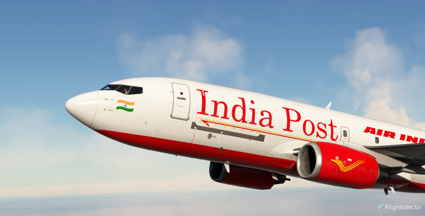 PMDG 737-700BDSF - India Post (Air India Cargo) VT-EGF for Microsoft ...