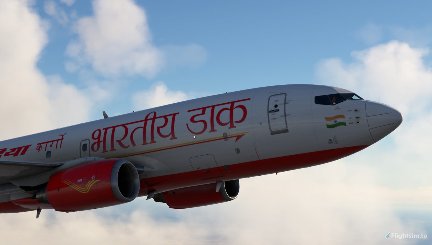 PMDG 737-700BDSF - India Post (Air India Cargo) VT-EGF für Microsoft ...