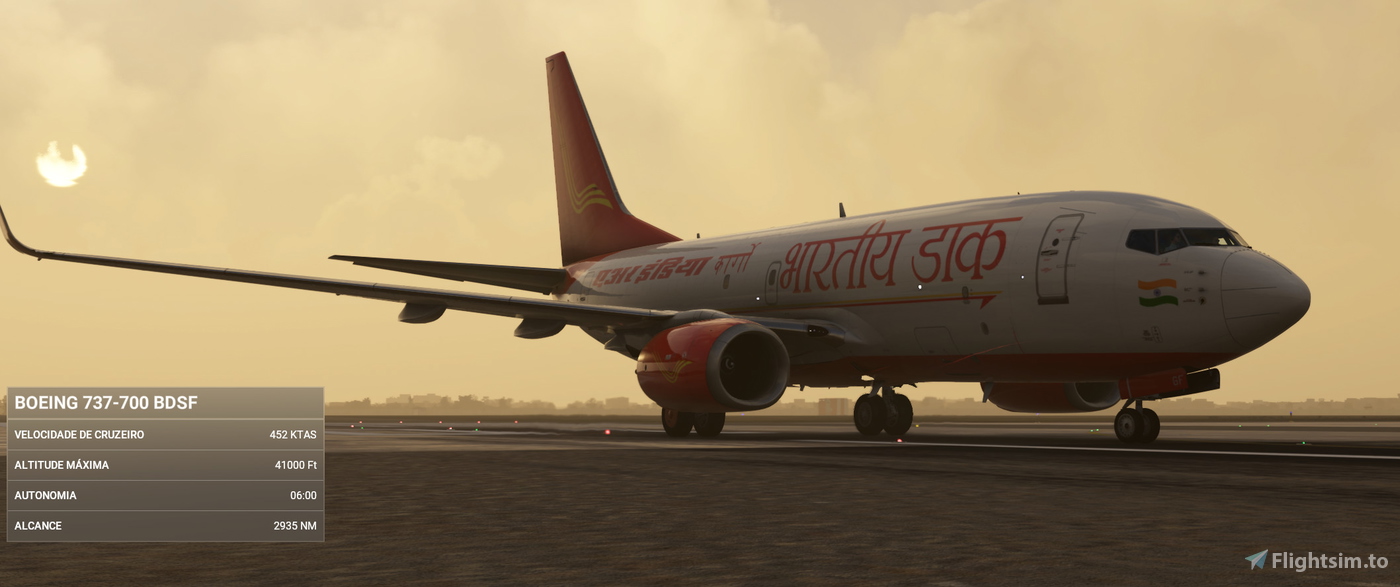 PMDG 737-700BDSF - India Post (Air India Cargo) VT-EGF for Microsoft ...