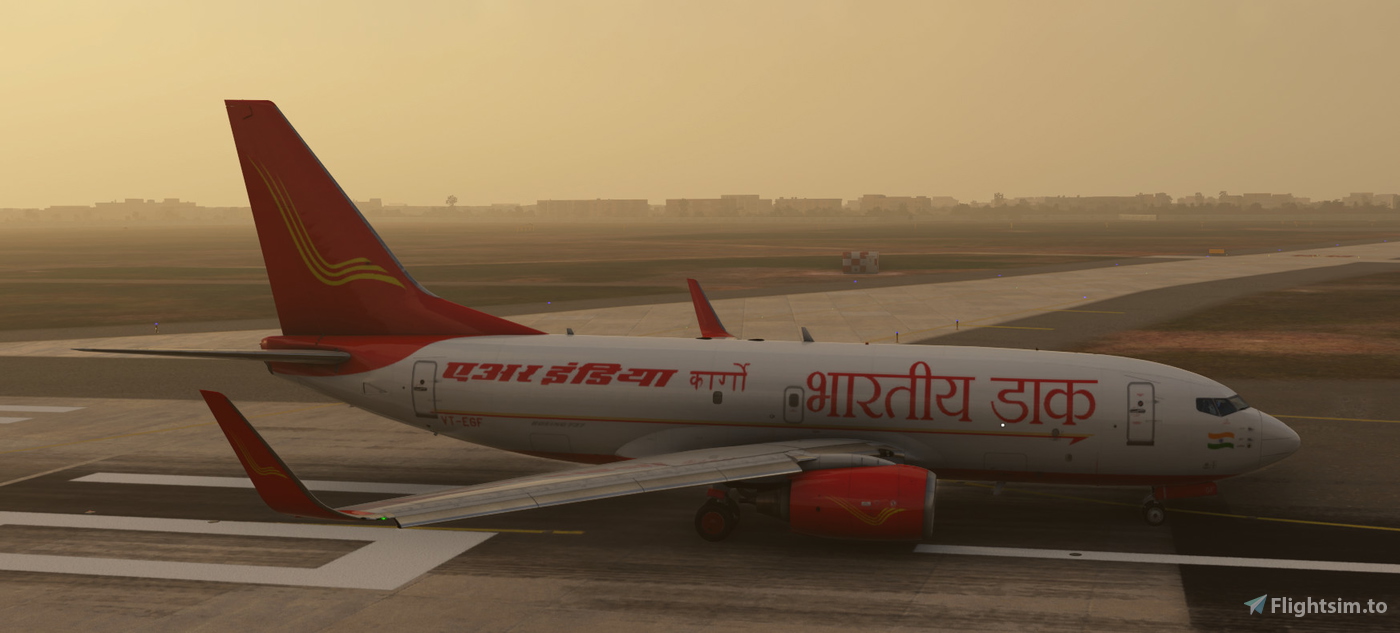 PMDG 737-700BDSF - India Post (Air India Cargo) VT-EGF for Microsoft ...