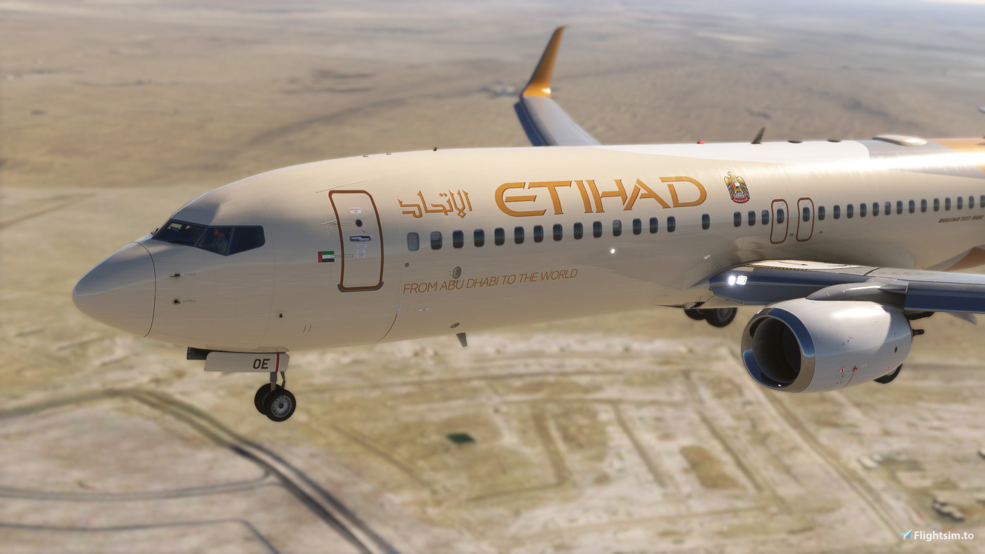 PMDG 737-800 - Etihad Airways A6-BOE (fictional) - MSFS Add-on ...