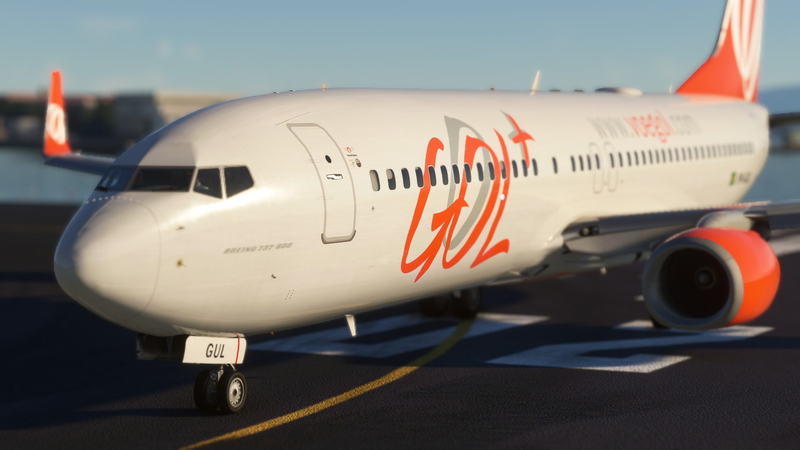 PMDG 737-800 - GOL Linhas Aereas PR-GUL OC (w/ cabin) for Microsoft Flight Simulator | MSFS