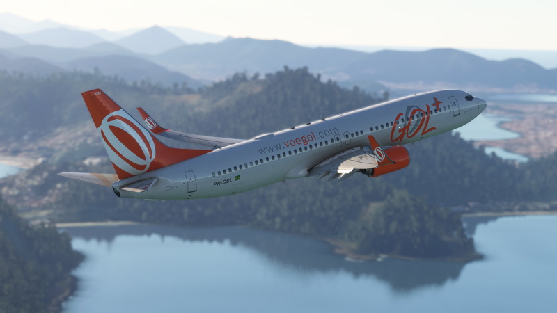 PMDG 737-800 - GOL Linhas Aereas PR-GUL OC (w/ cabin) for Microsoft Flight Simulator | MSFS