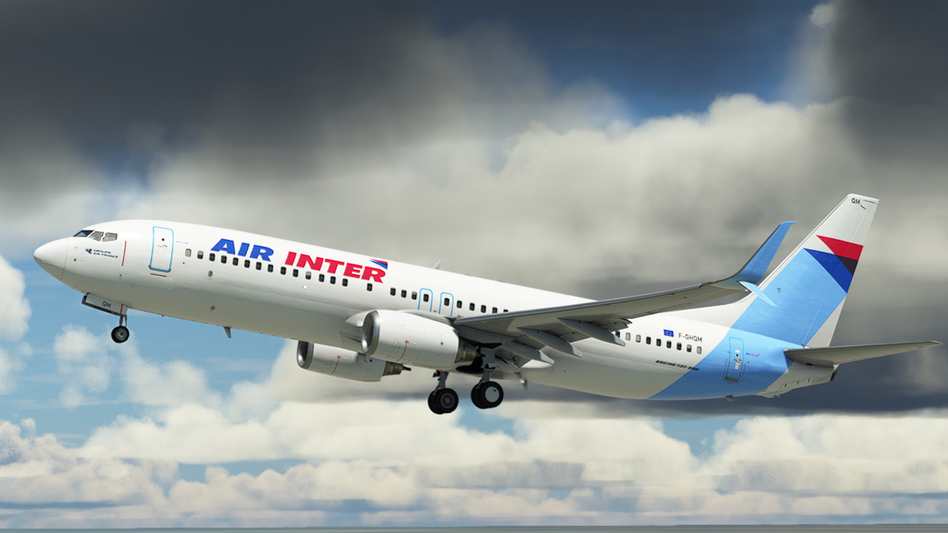PMDG 737-800 AIR INTER F-GHQM (Fictional) 4K - MSFS Add-on - Flightsim.to