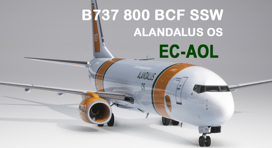 PMDG 737-800 BCF Alandalus OS for Microsoft Flight Simulator | MSFS