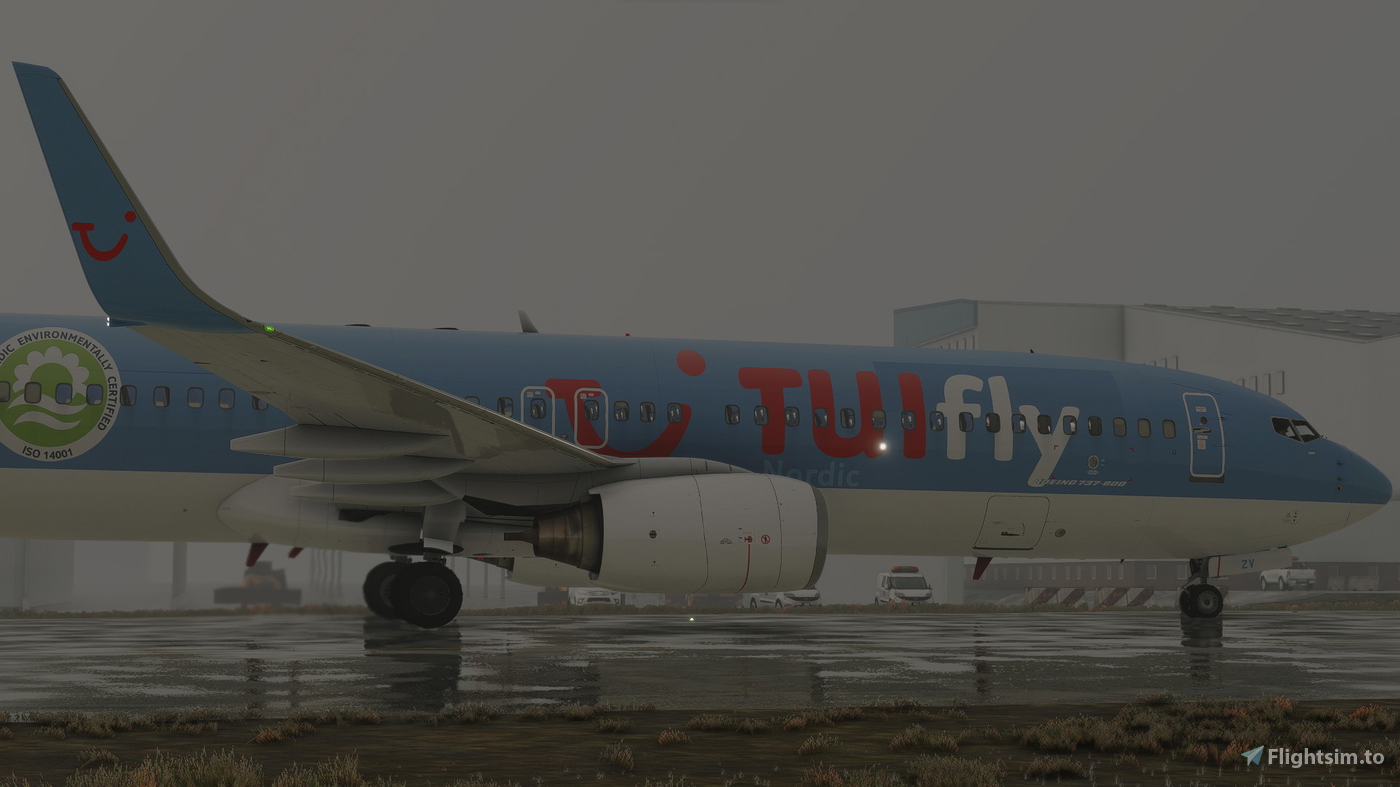 PMDG 737-800 BW TUIfly Nordic SE-DZV 14001 Decal for Microsoft Flight ...