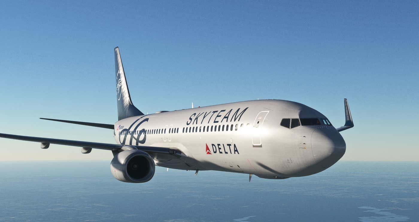 PMDG 737-800 Delta Air Lines (Skyteam Livery) N3761R for Microsoft ...