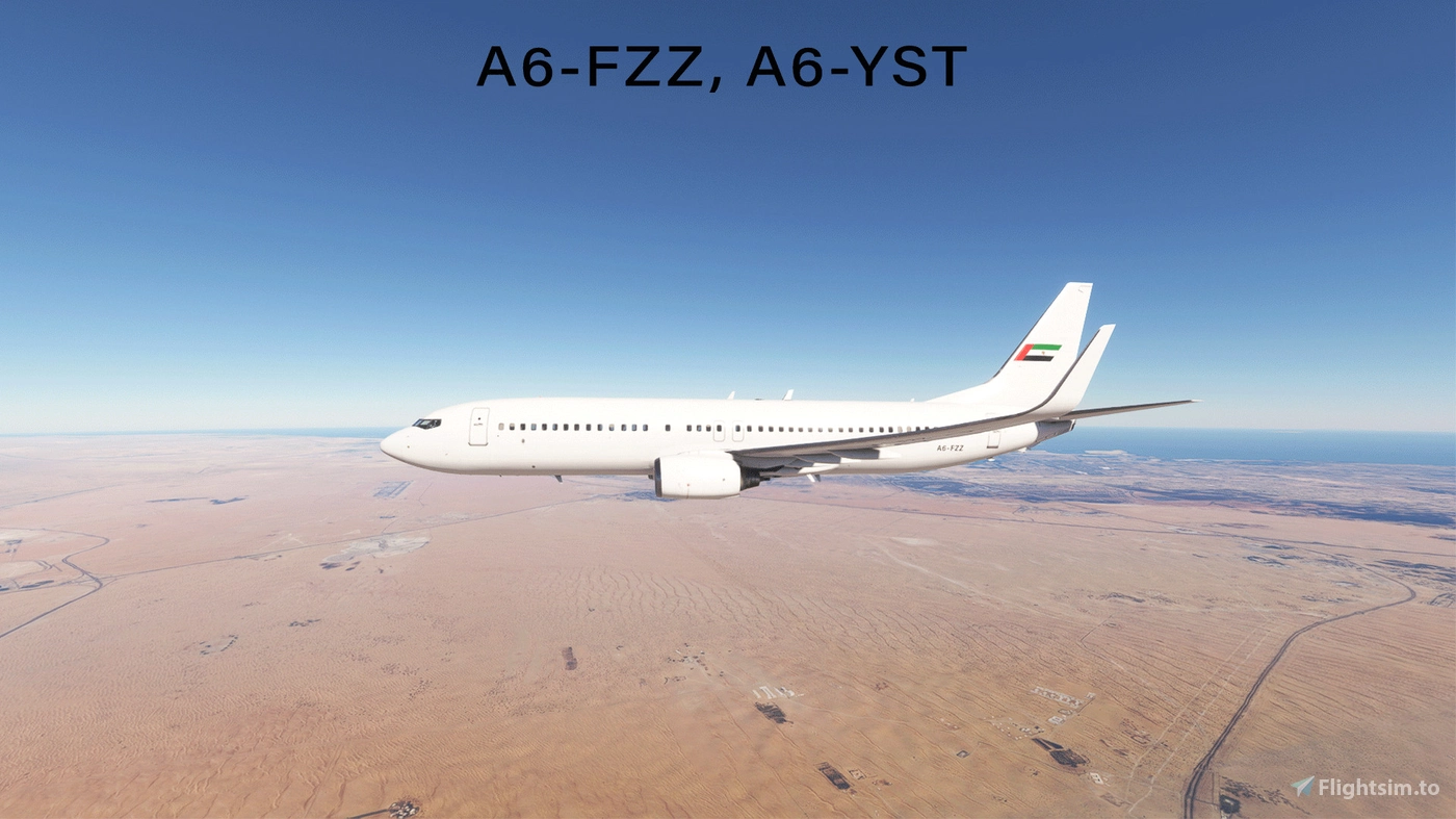 PMDG 737-800 Dubai Air Wing Fleet für Microsoft Flight Simulator | MSFS
