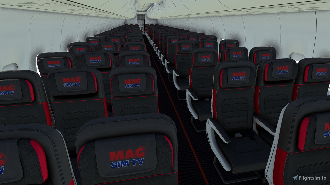 PMDG 737-800 Mag Sim TV SSW for Microsoft Flight Simulator | MSFS