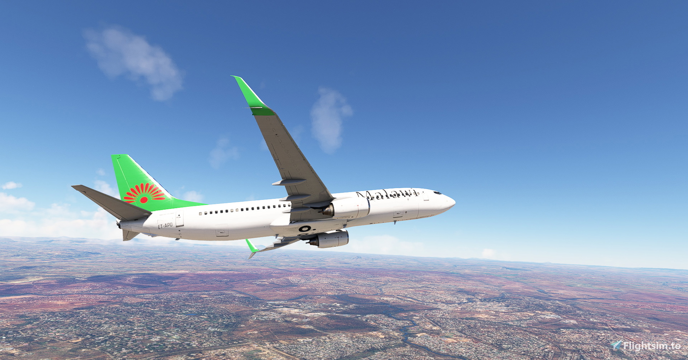 PMDG 737-800 Malawian Airlines 2022 (ET-APO) 对于 Microsoft Flight ...