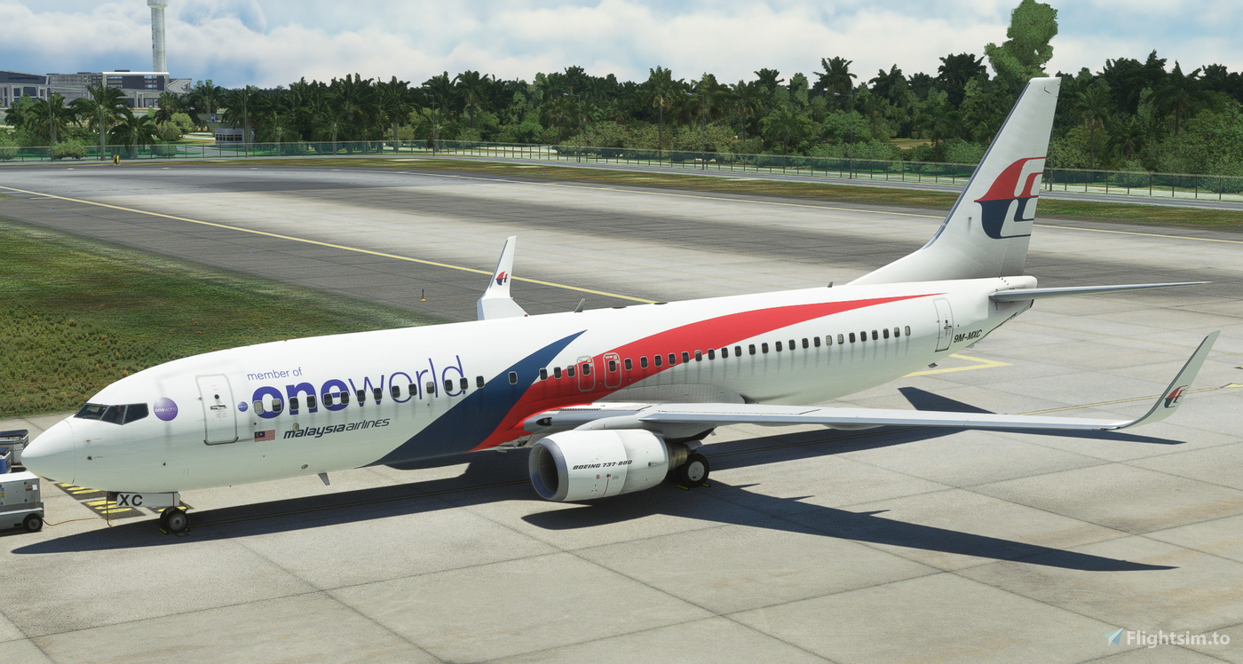 PMDG 737-800 Malaysia Airlines - 9M-MXC Swoopy Oneworld for Microsoft Flight Simulator | MSFS