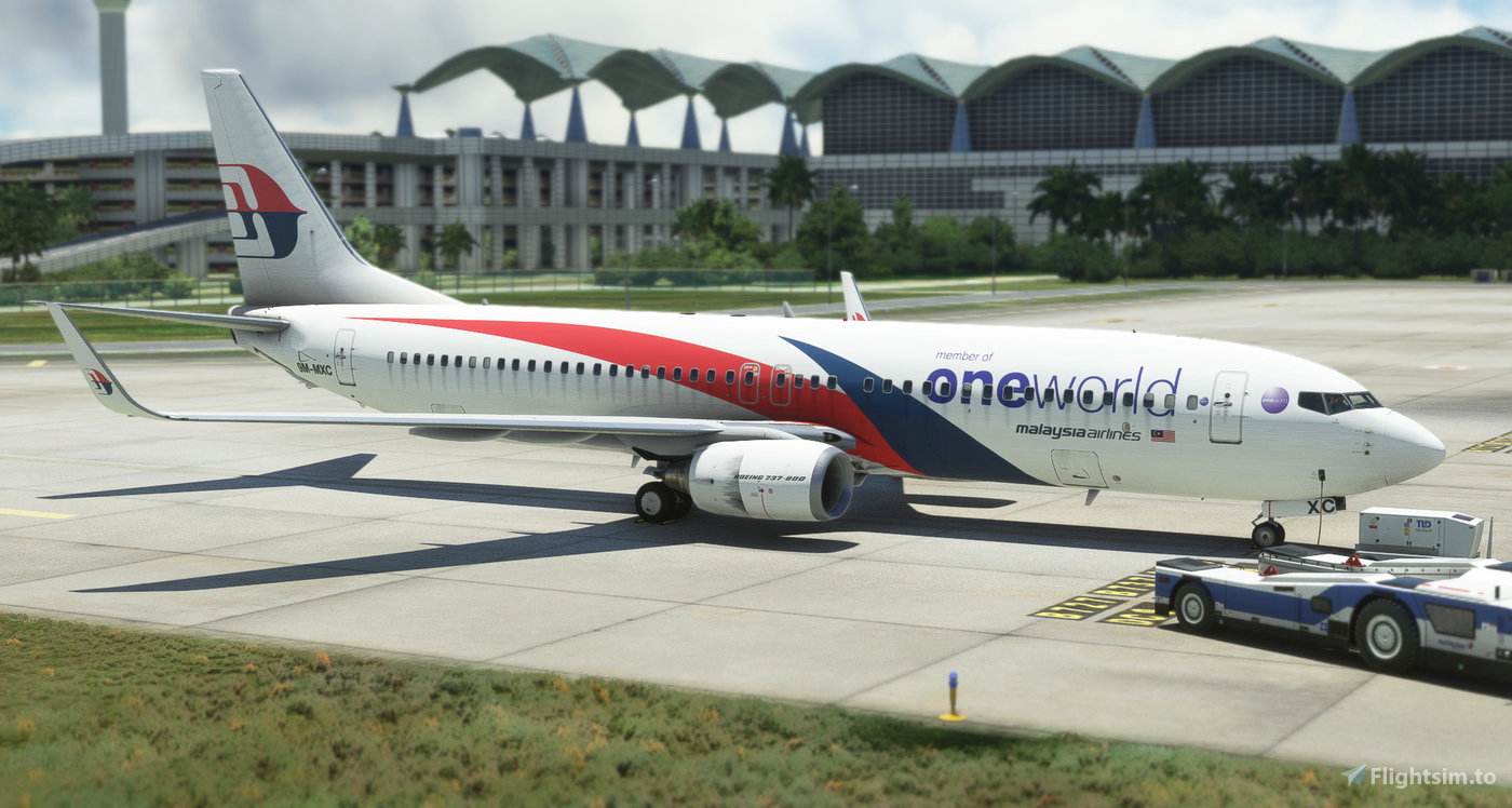 PMDG 737-800 Malaysia Airlines - 9M-MXC Swoopy Oneworld for Microsoft Flight Simulator | MSFS