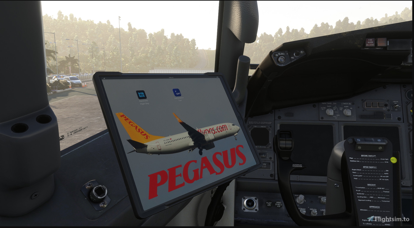 PMDG 737-800 Pegasus EFB for Microsoft Flight Simulator | MSFS