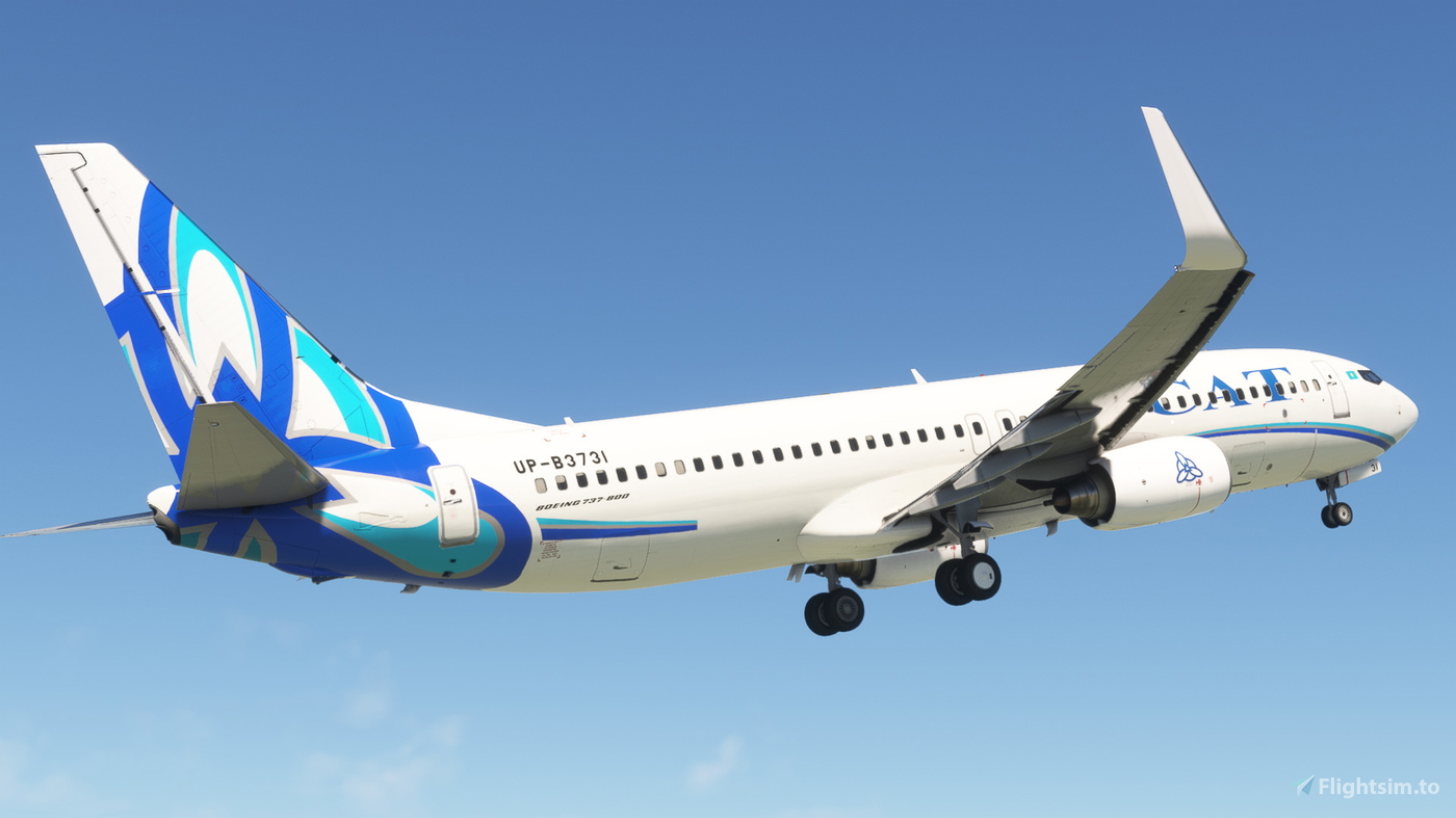 PMDG 737-800 SCAT (UP-B3731) for Microsoft Flight Simulator | MSFS