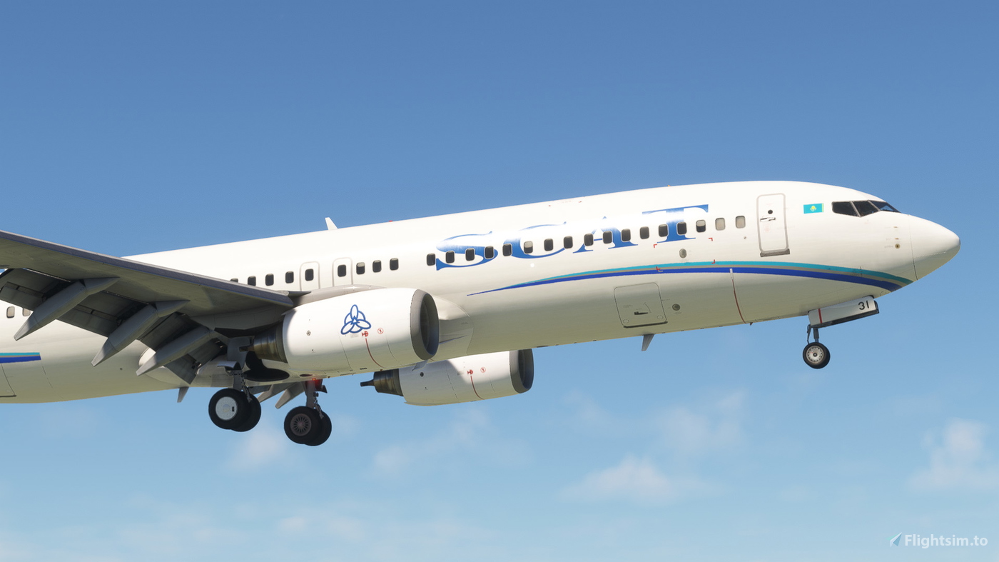 PMDG 737-800 SCAT (UP-B3731) for Microsoft Flight Simulator | MSFS