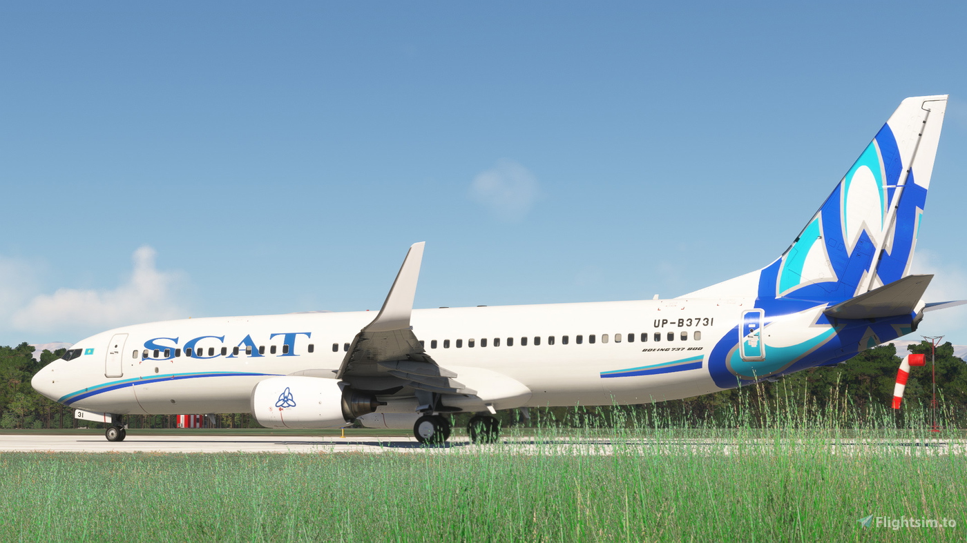 PMDG 737-800 SCAT (UP-B3731) for Microsoft Flight Simulator | MSFS