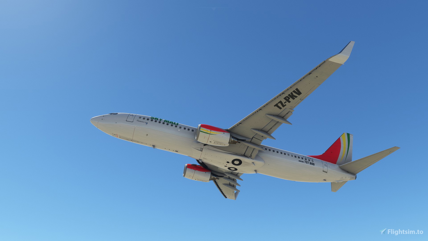 PMDG 737-800 Sky Mali TZ-PKV for Microsoft Flight Simulator | MSFS