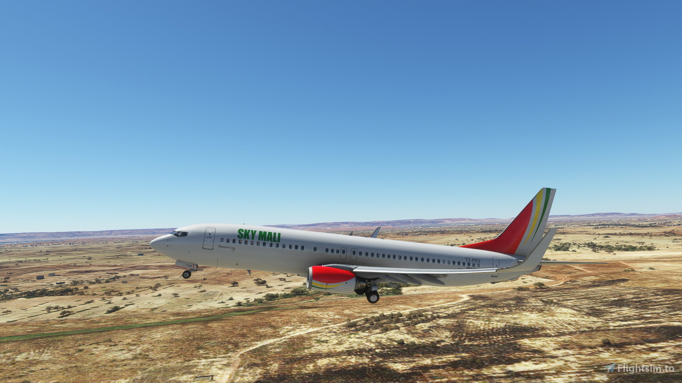PMDG 737-800 Sky Mali TZ-PKV for Microsoft Flight Simulator | MSFS