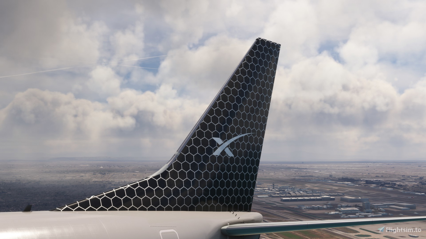 PMDG 737-800 SpaceX N154TS for Microsoft Flight Simulator | MSFS