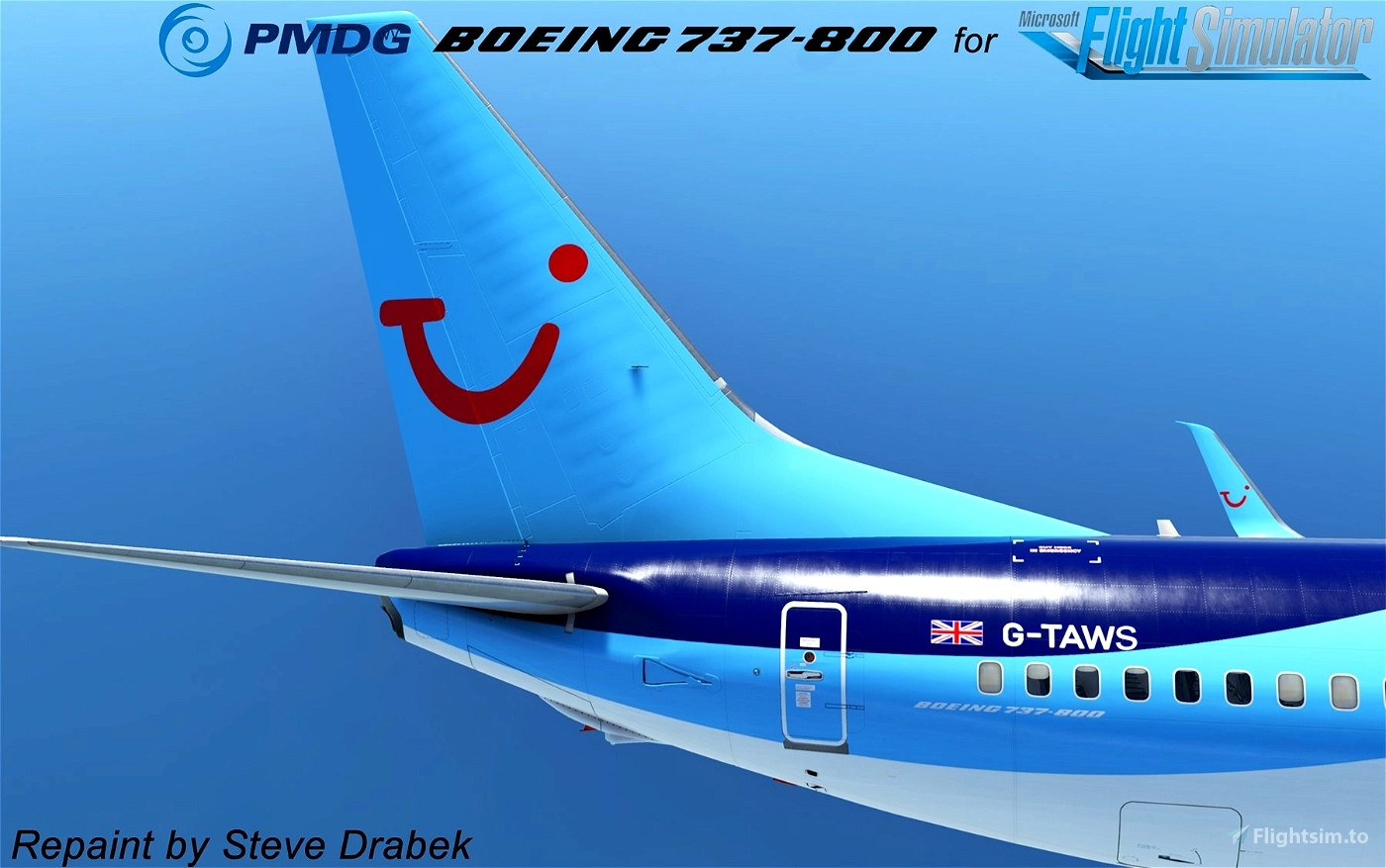 PMDG 737-800 TUI UK (G-TAWS - 2019) 对于 Microsoft Flight Simulator | MSFS