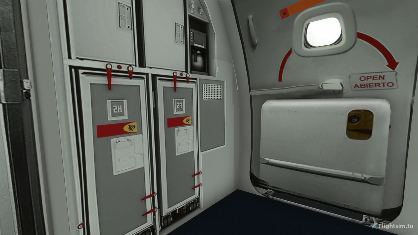 PMDG 737-800 w/ cabin Trans Global Airlines (N324F) for Microsoft ...