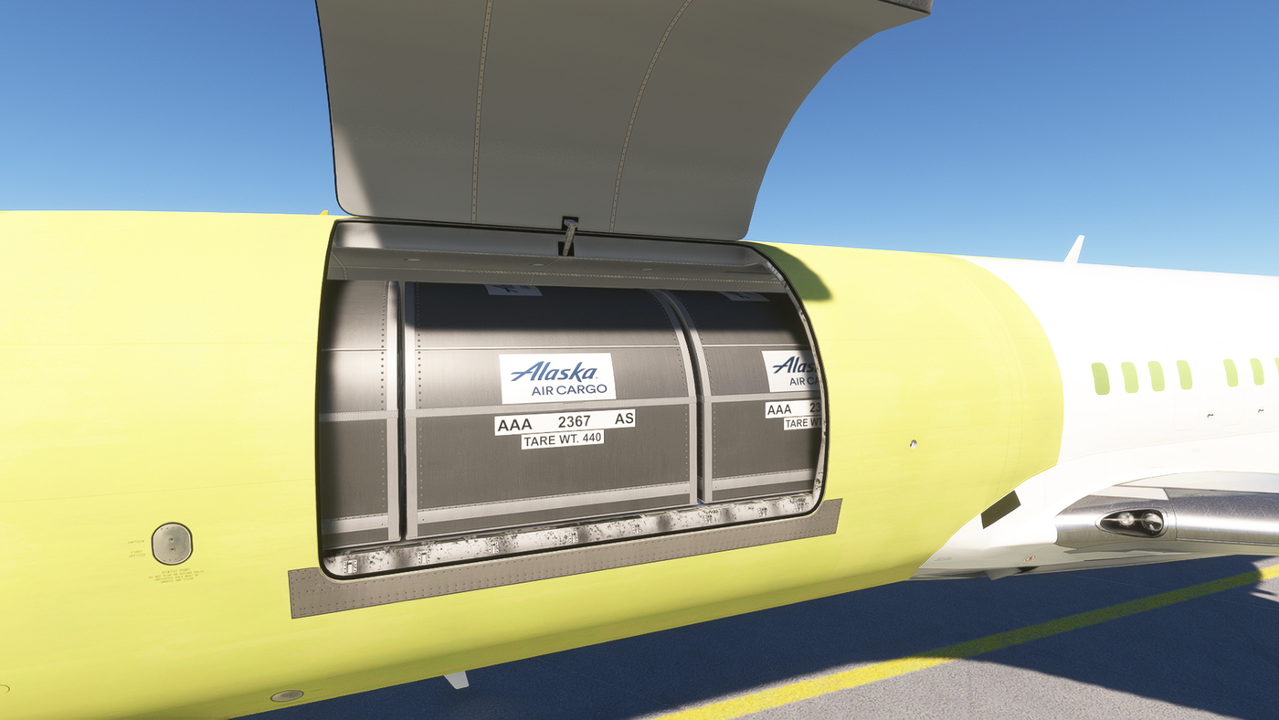 PMDG 737-800BCF Alaska Airlines Cargo - Freighter Conversion (N584AS ...