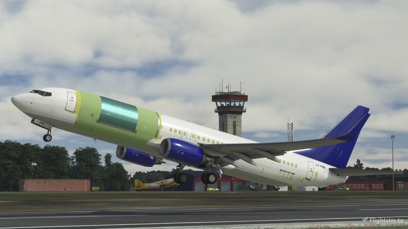 PMDG 737-800BCF AviaAM Leasing LY-FBB for Microsoft Flight Simulator | MSFS