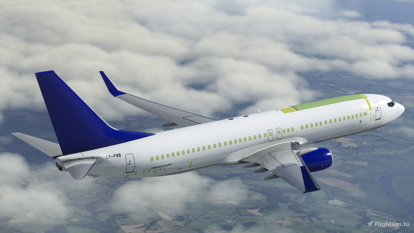 PMDG 737-800BCF AviaAM Leasing LY-FBB for Microsoft Flight Simulator | MSFS