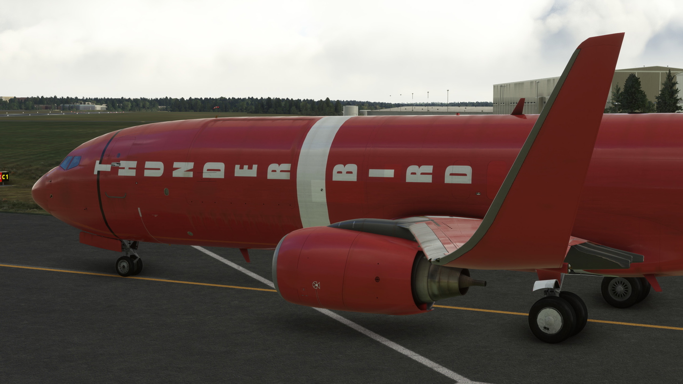 PMDG 737-800BCF G-TDTH (Inspired by Thunderbirds TV series) for ...