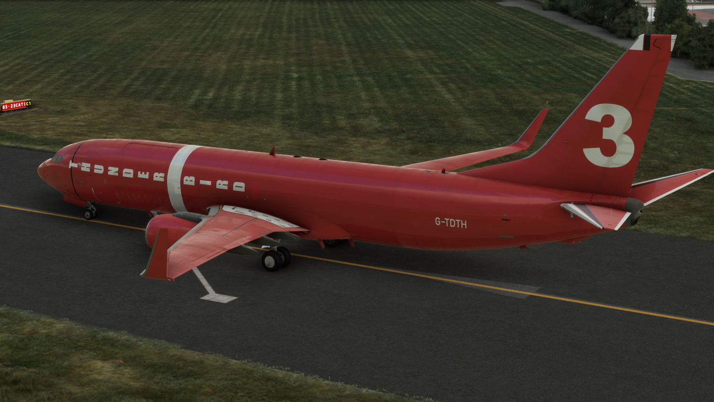 PMDG 737-800BCF G-TDTH (Inspired by Thunderbirds TV series) for ...